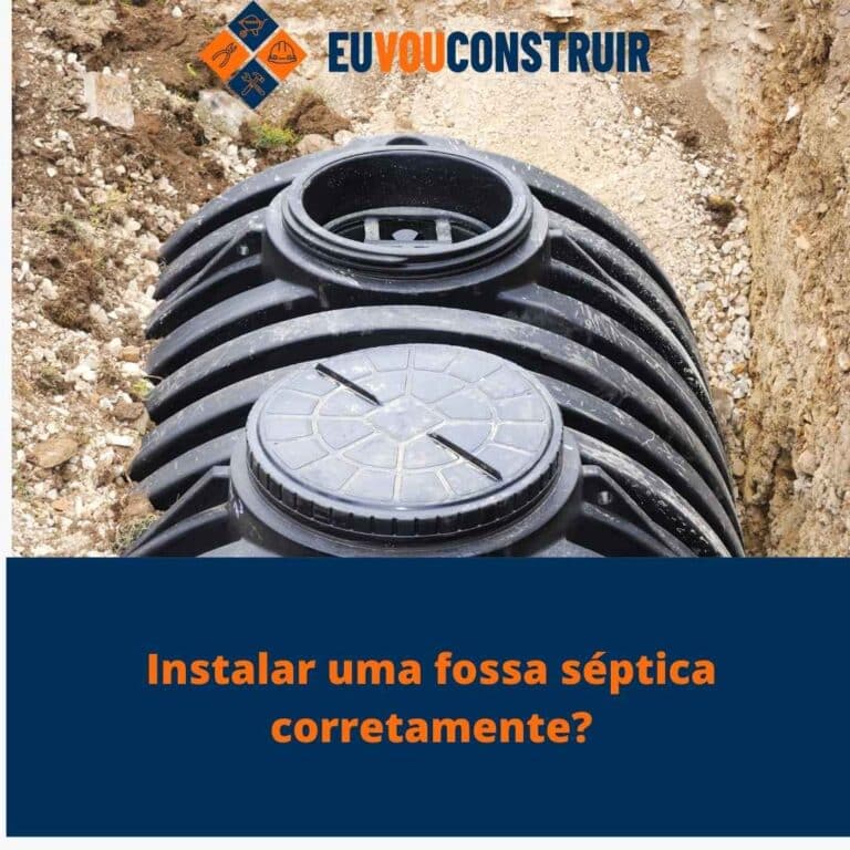 Instalar uma fossa séptica corretamente?