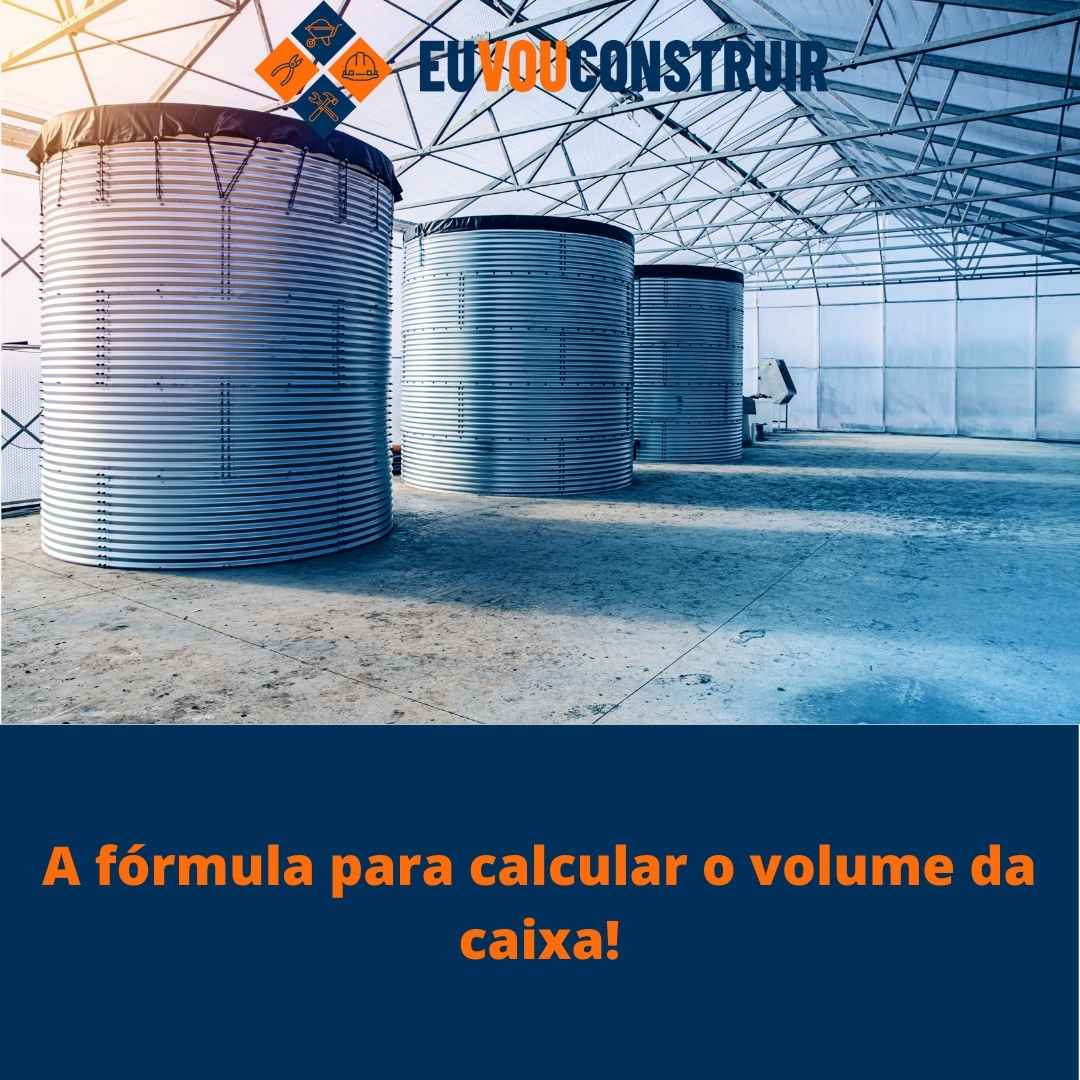 Para calcular o volume da caixa usamos a fórmula correta!