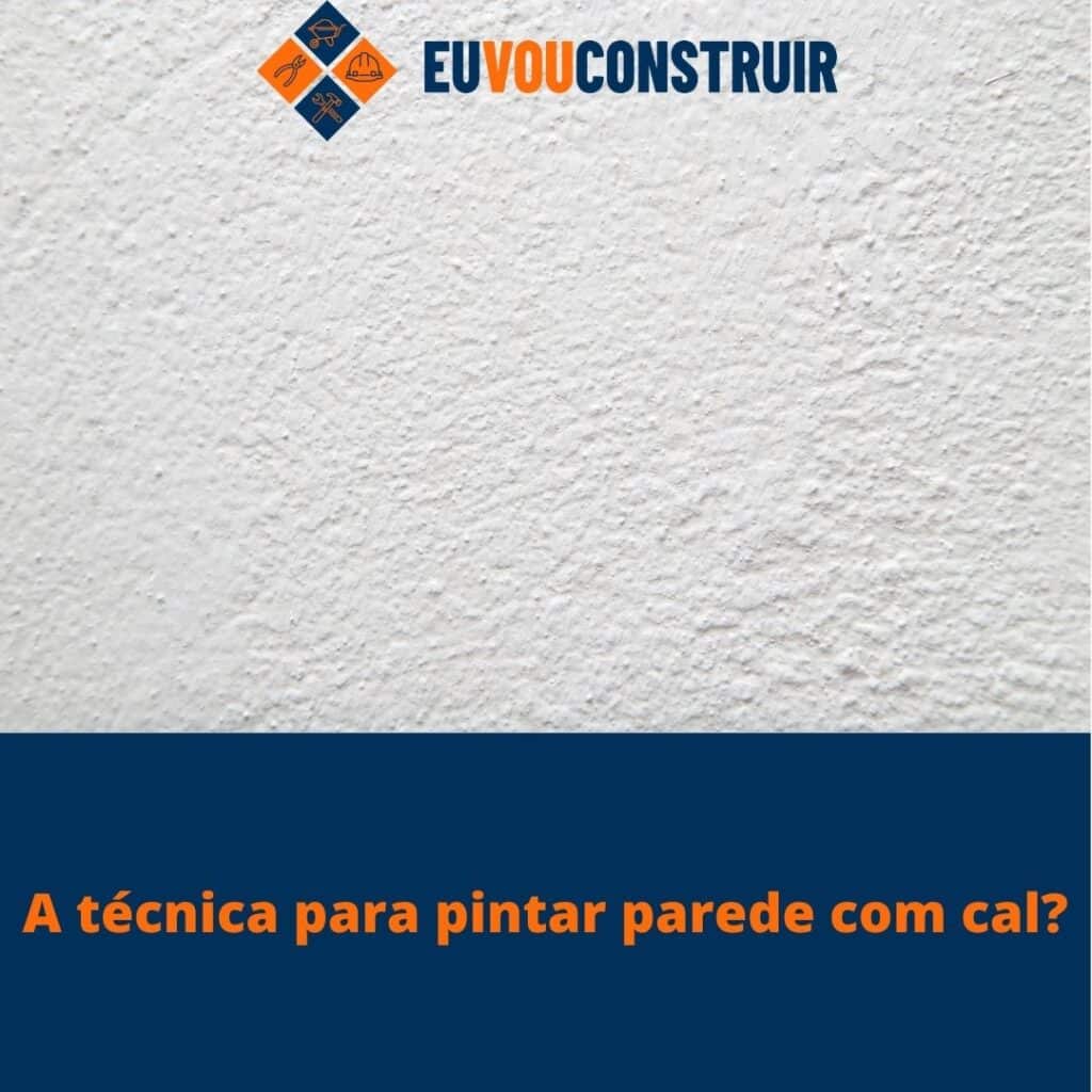 A técnica para pintar parede com cal ou até a casa toda?