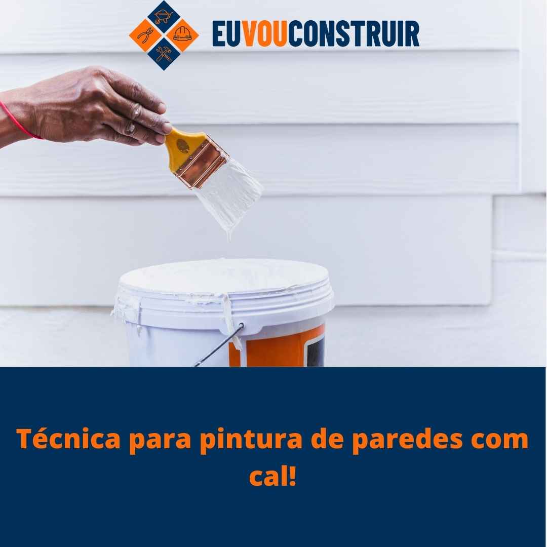 Técnica para pintura de paredes com cal para sua residência!